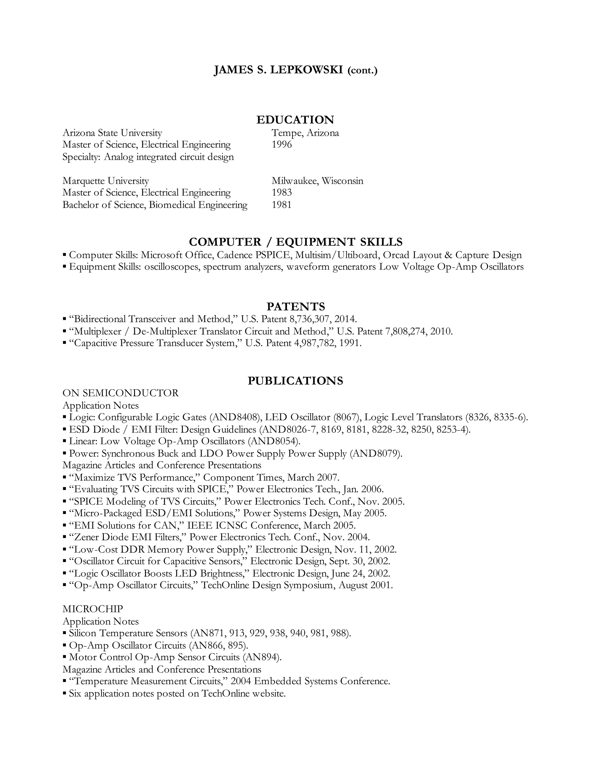 Lepkowski Resume | DOCX | Technology & Computing