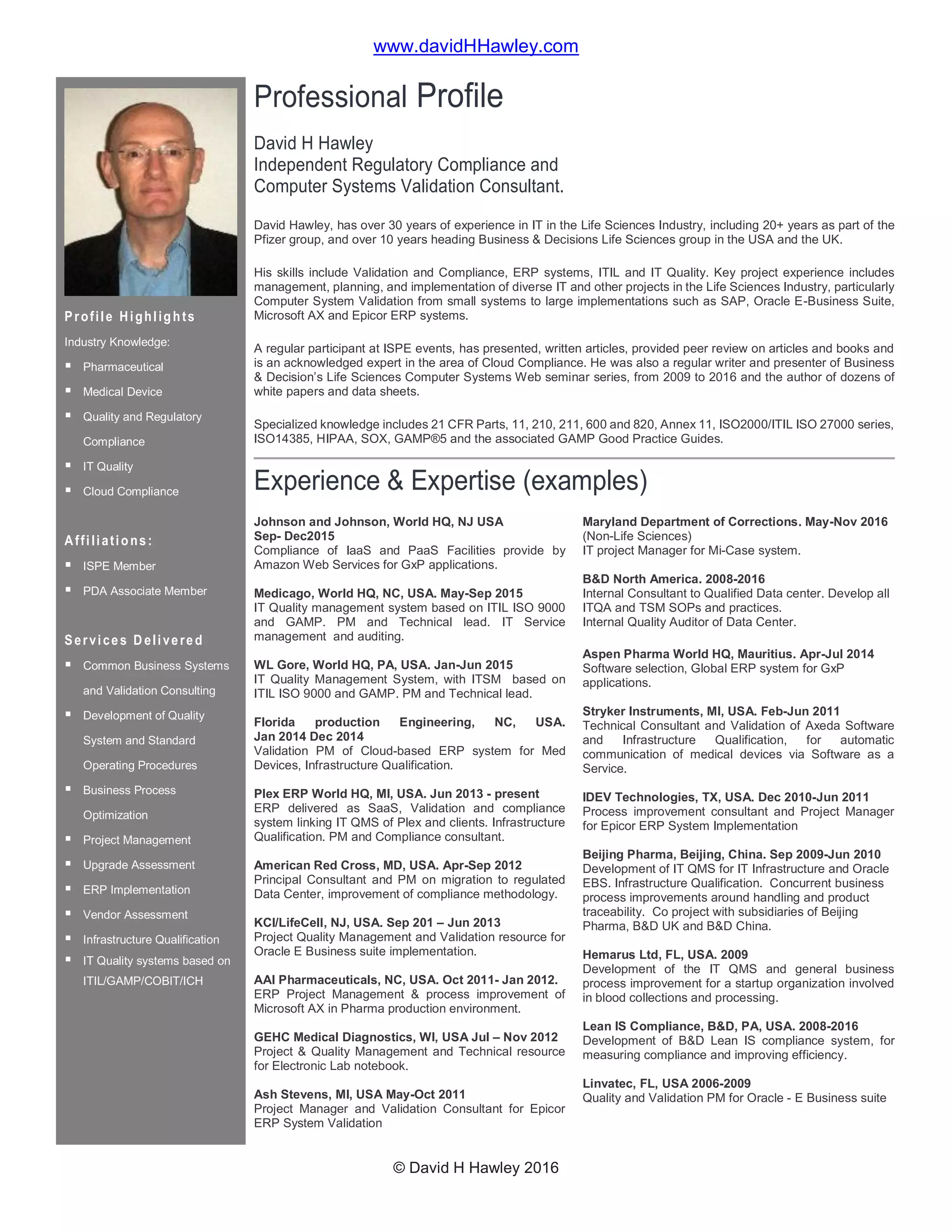 David H Hawley Independent Jan 2017 | PDF