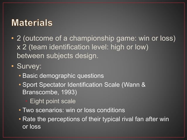 Sports Fans’ Team Identification and Their Attitudes | PPTX | Sports