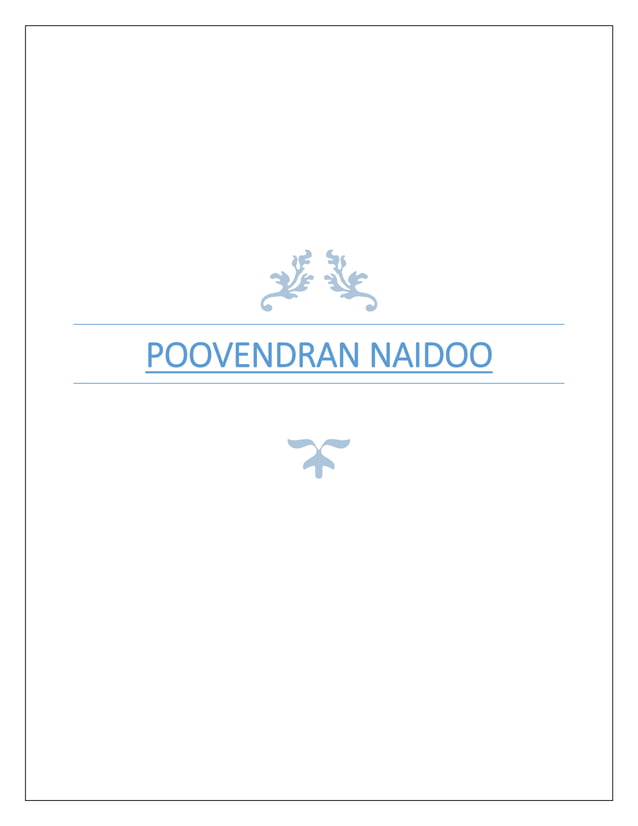 POOVENDRAN NAIDOO C.V. | PDF