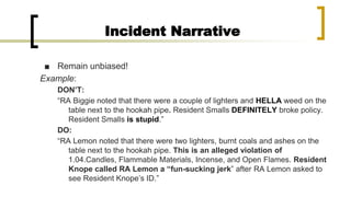 How_to_Write_an_IR | PPTX