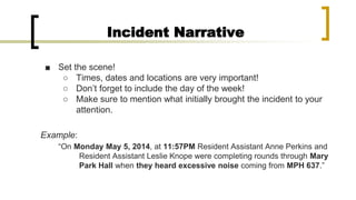 How_to_Write_an_IR | PPTX