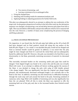 01 - Secondary Blasting Report - Trial 1 - LinkedIn | PDF