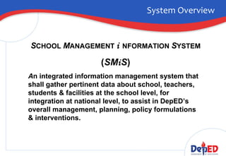 SIS_PROPOSED UNICEF-SIS DESIGN | PPT
