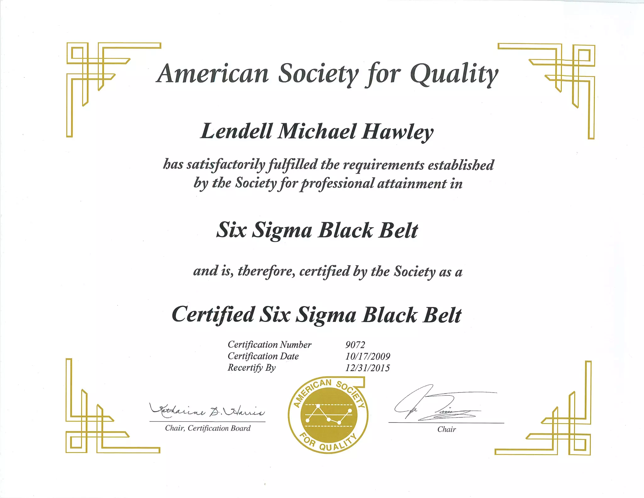 ASQ - Certified Six Sigma Black Belt | PDF