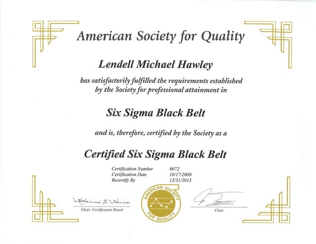 ASQ - Certified Six Sigma Black Belt | PDF