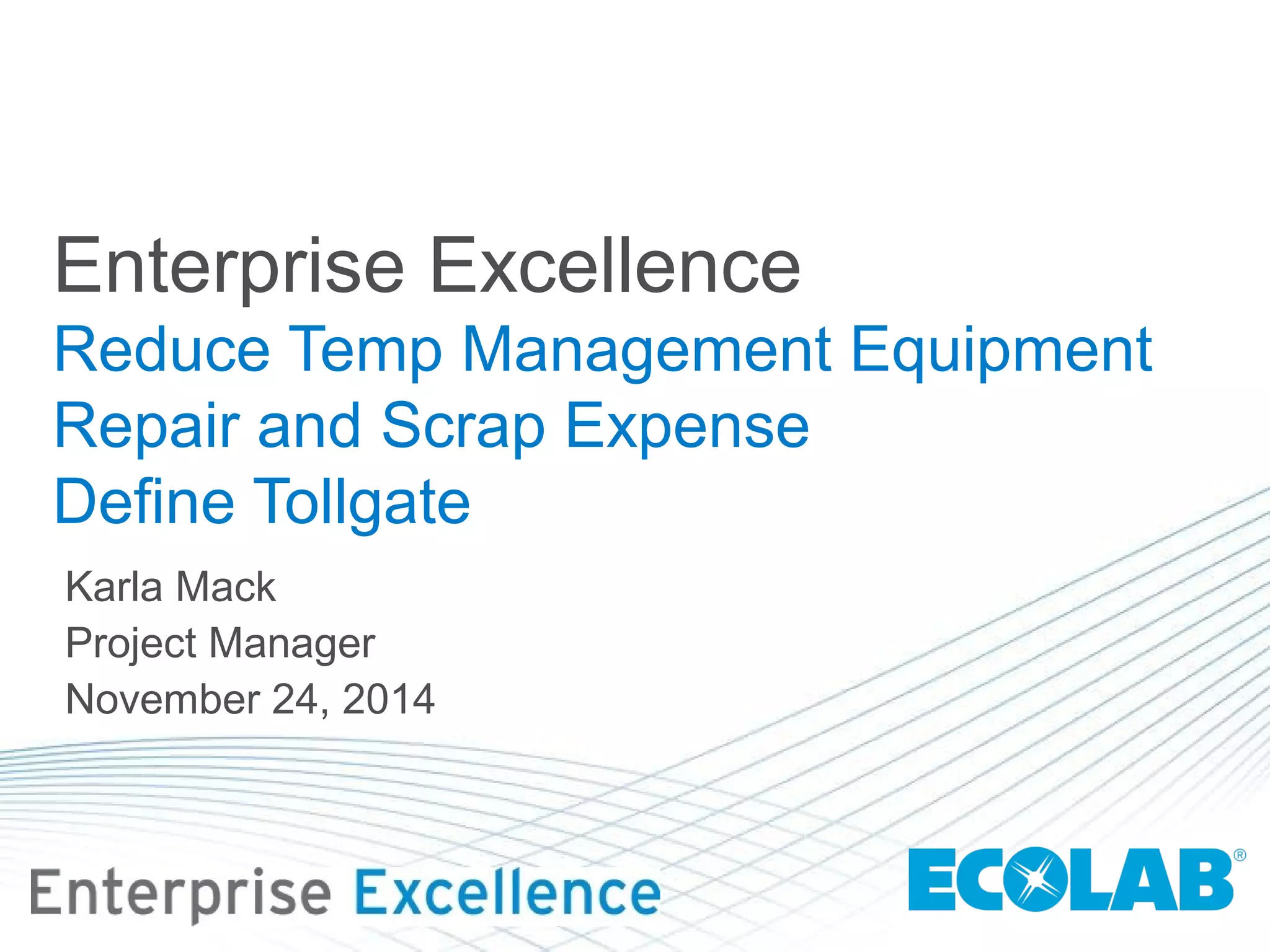 Tollgate Presentation | PPT