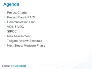 Tollgate Presentation | PPT