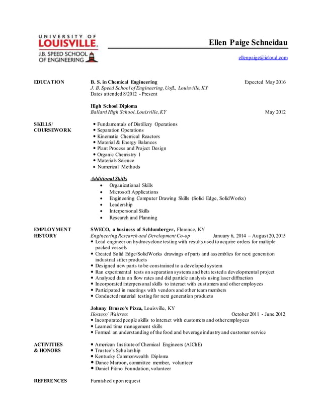 Ellen Schneidau Resume LinkedIn | PDF