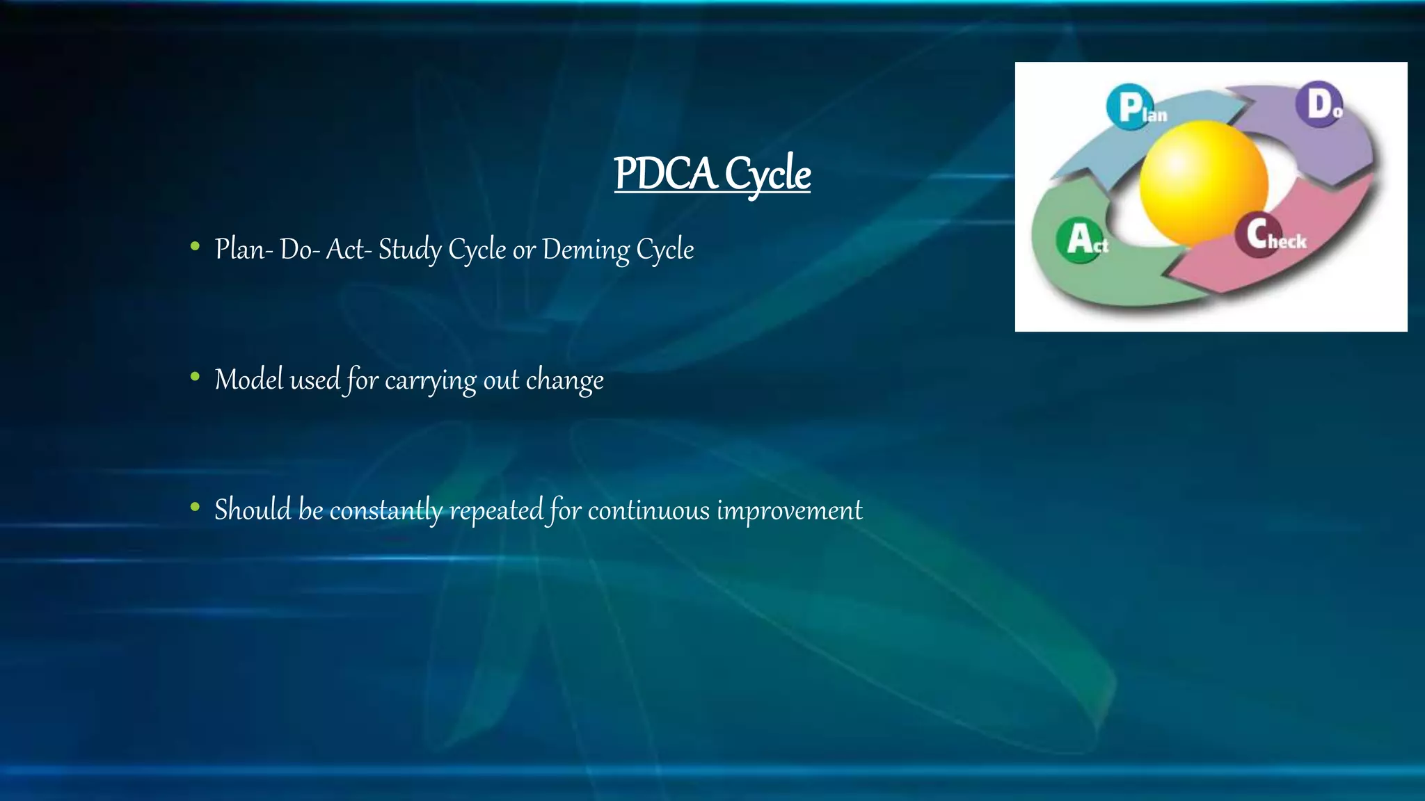 PDCA AND SEVEN STEPS | PPTX