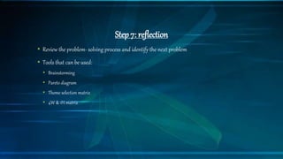 PDCA AND SEVEN STEPS | PPTX