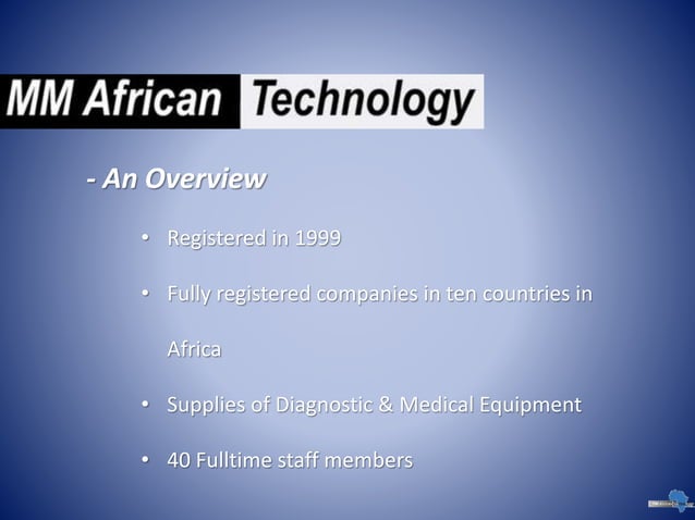 MM African Technology presentation NEW | PPTX