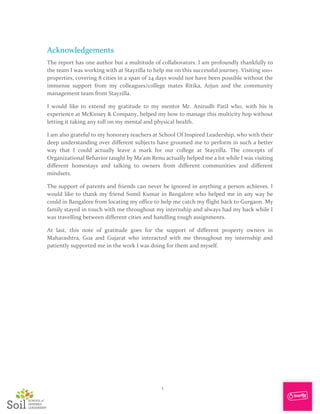 Internship Report_Stayzilla | PDF