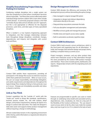 context-sdm-brochure | PDF