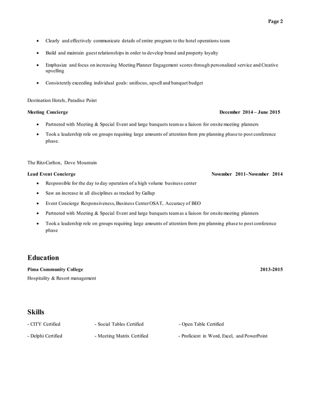 Resume 2016 | DOCX