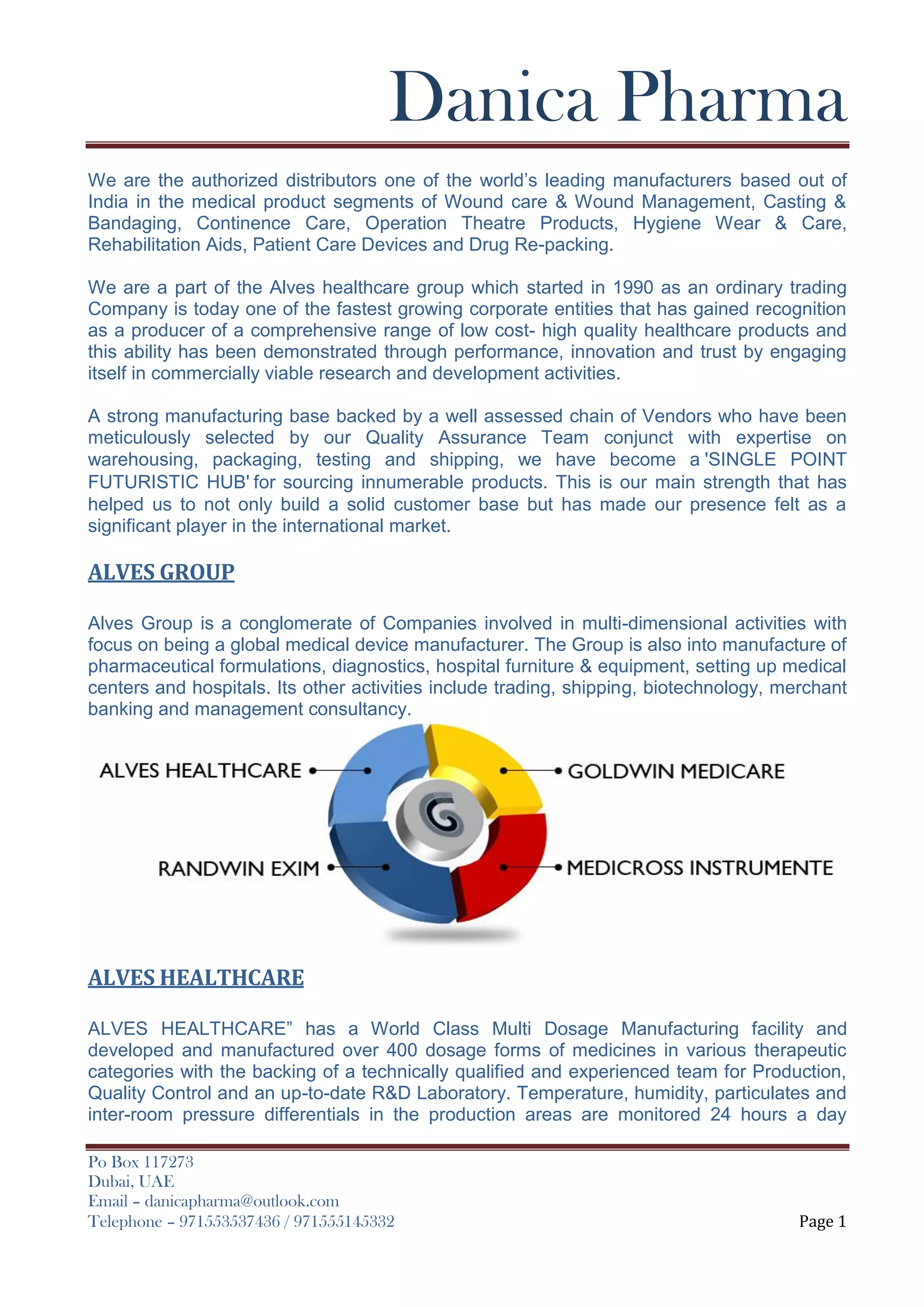 Danica - Company Introduction | PDF