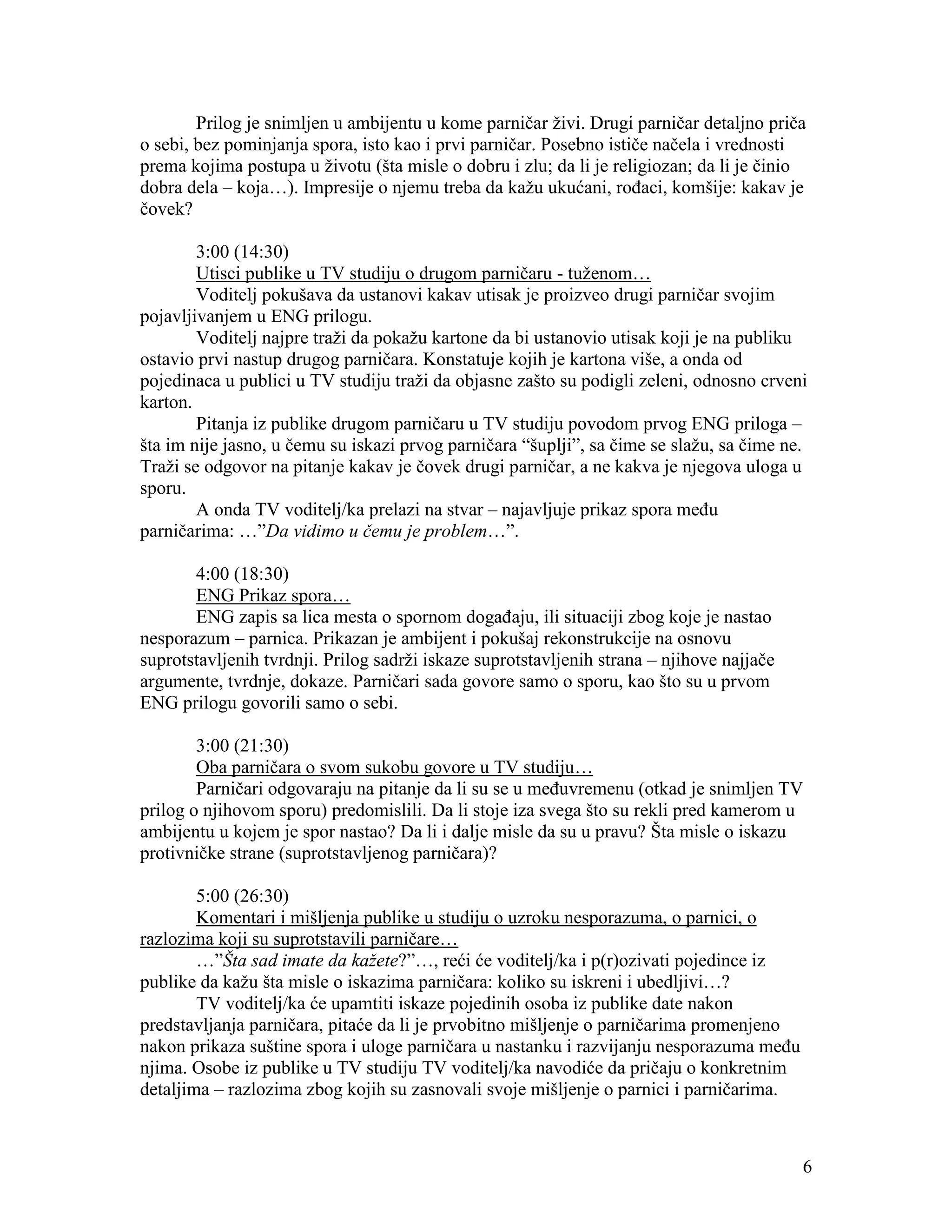 TV projekat Zeleno crveno (talk show) | PDF