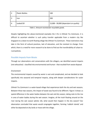 Waste on Water - Preliminary Research Paper | PDF | Environment | Science