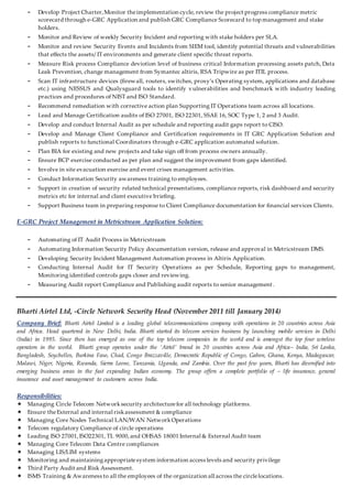 CV of Mohan M | DOCX