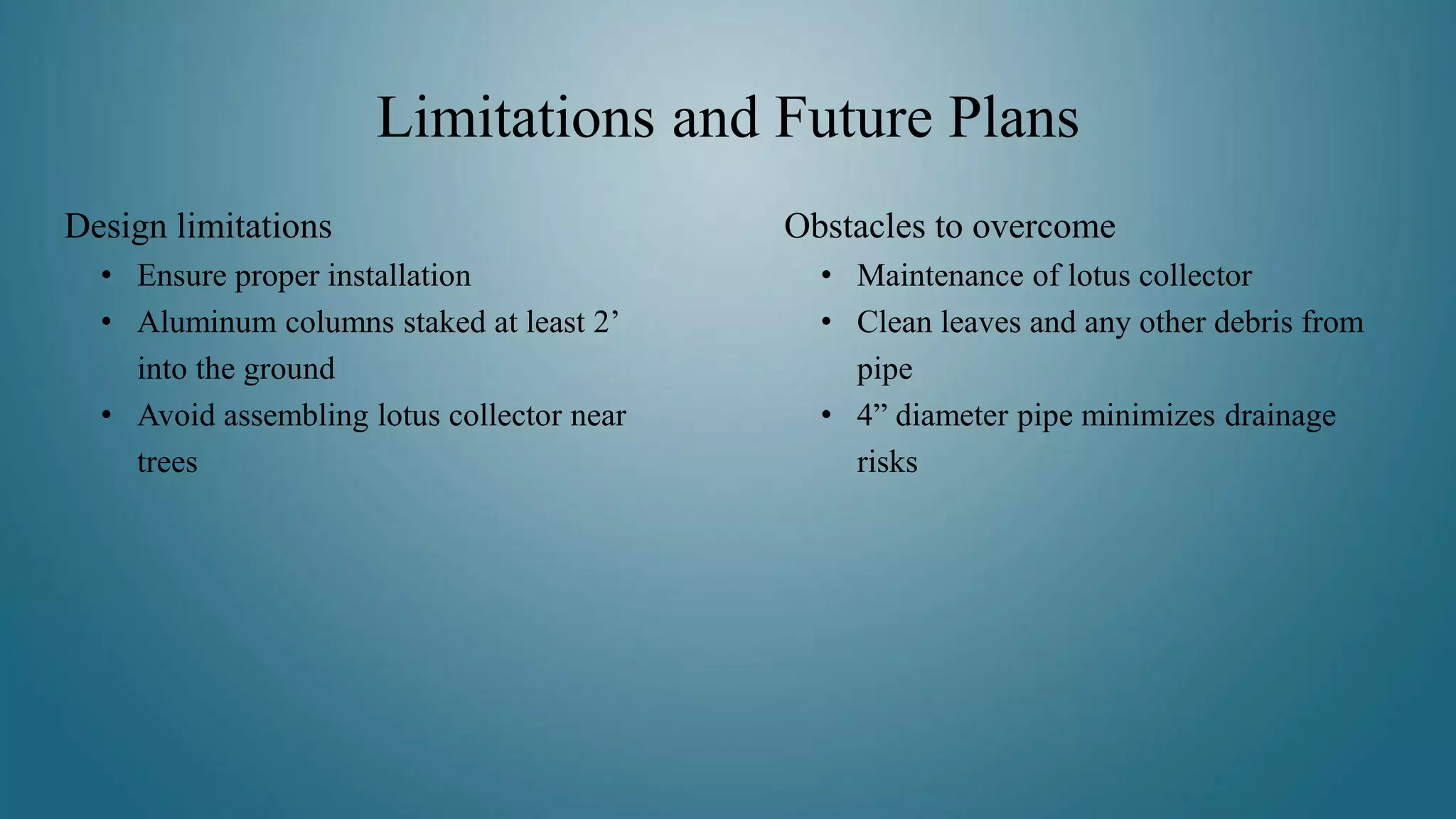 Lotus Water CollectoR NEW | PPTX