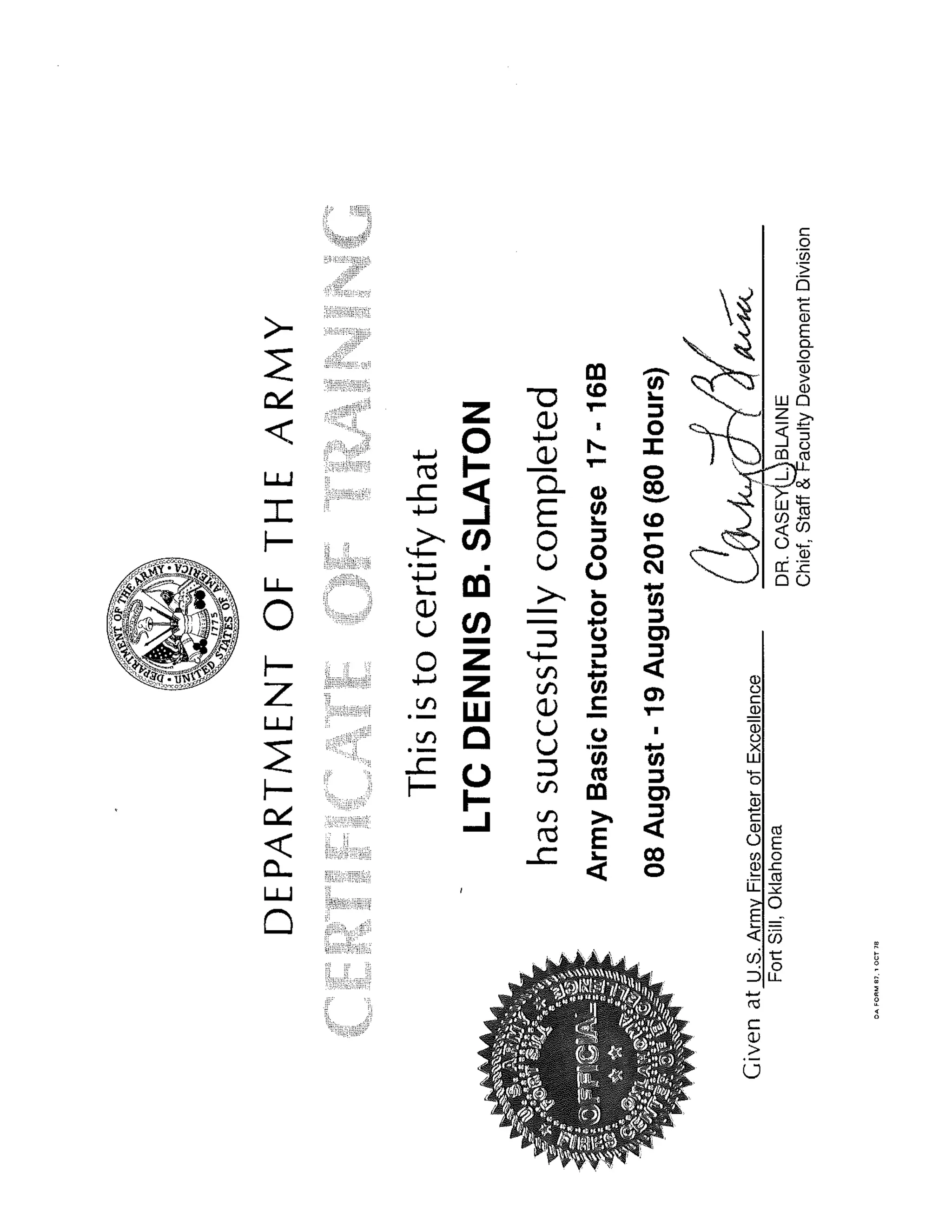 Army Instructor Course | PDF