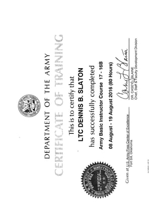 Army Instructor Course | PDF