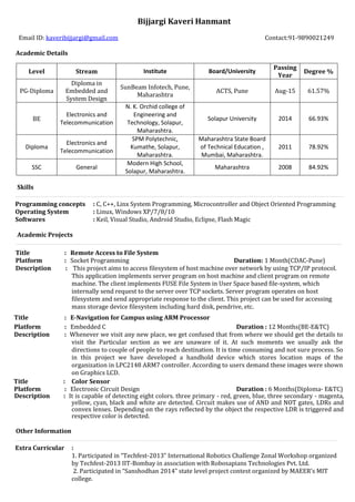 Resume_Kaveri_Bijjargi | PDF