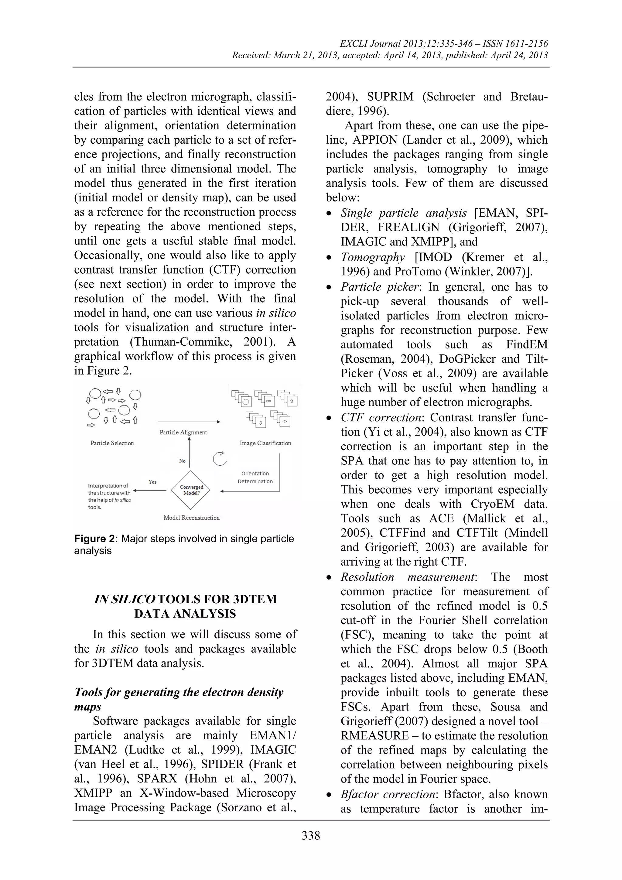 THREE DIMENSIONAL ELECTRON MICROSCOPY AND IN SILICO | PDF