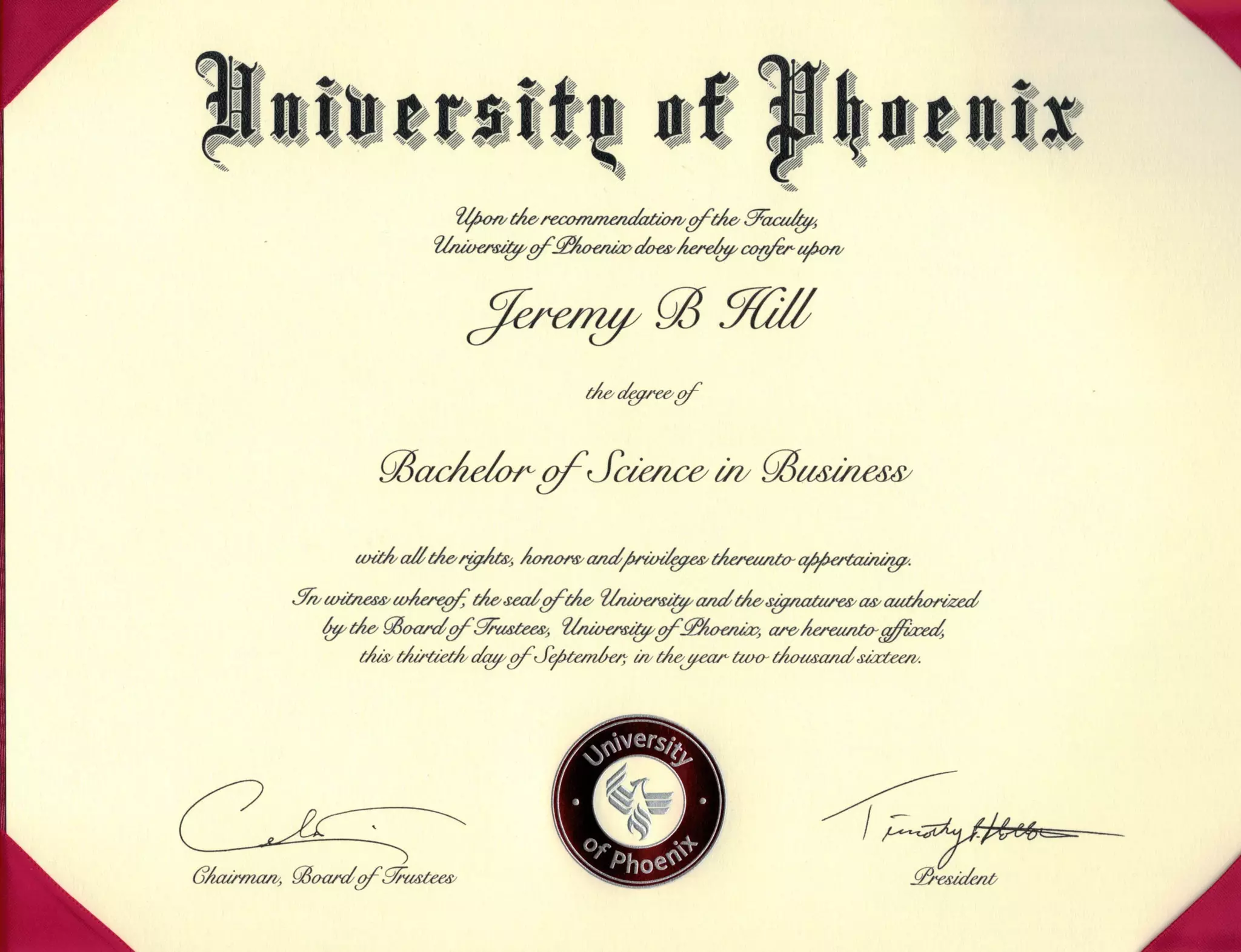 University of Phoenix Diploma | PDF