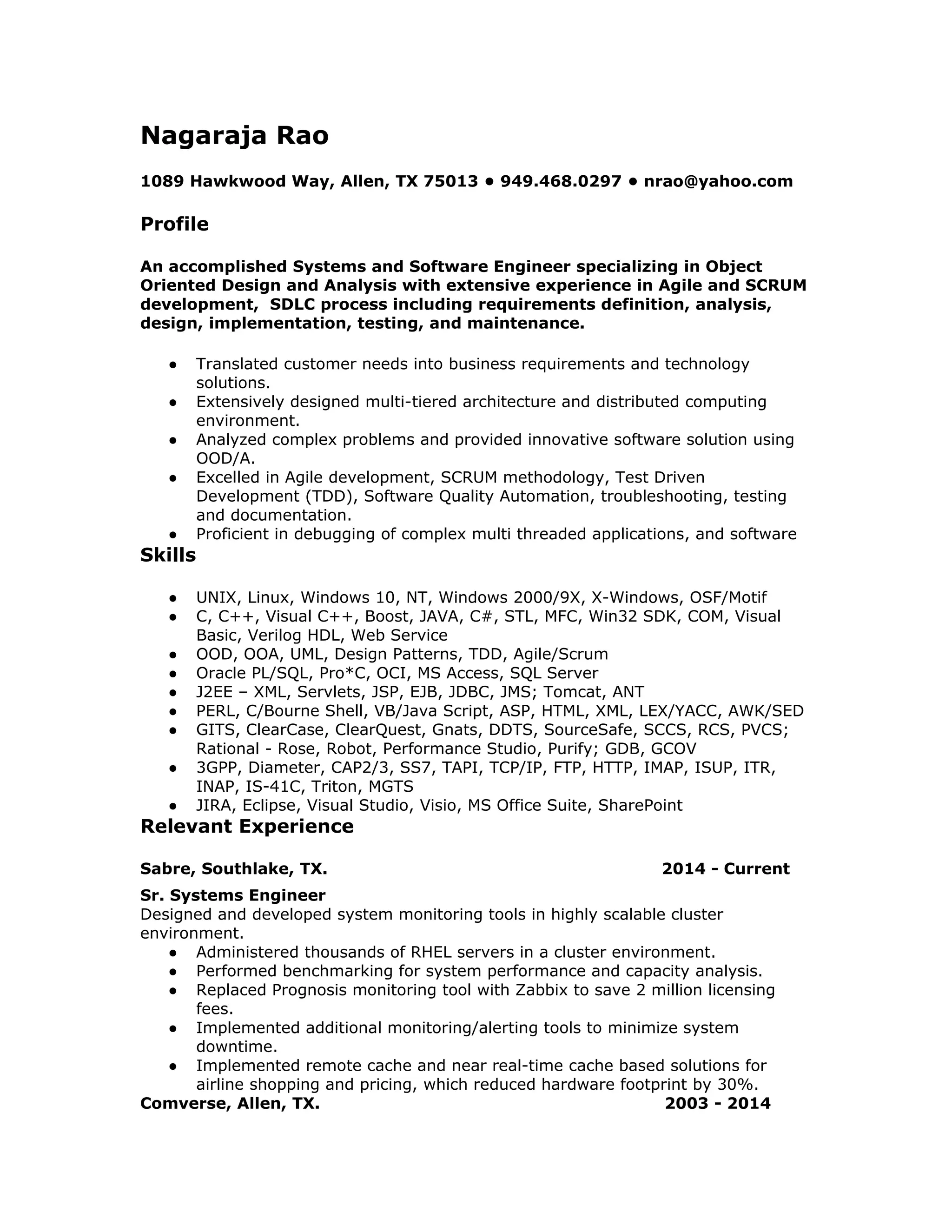 NagarajaRao | DOC | Programming Languages | Computing