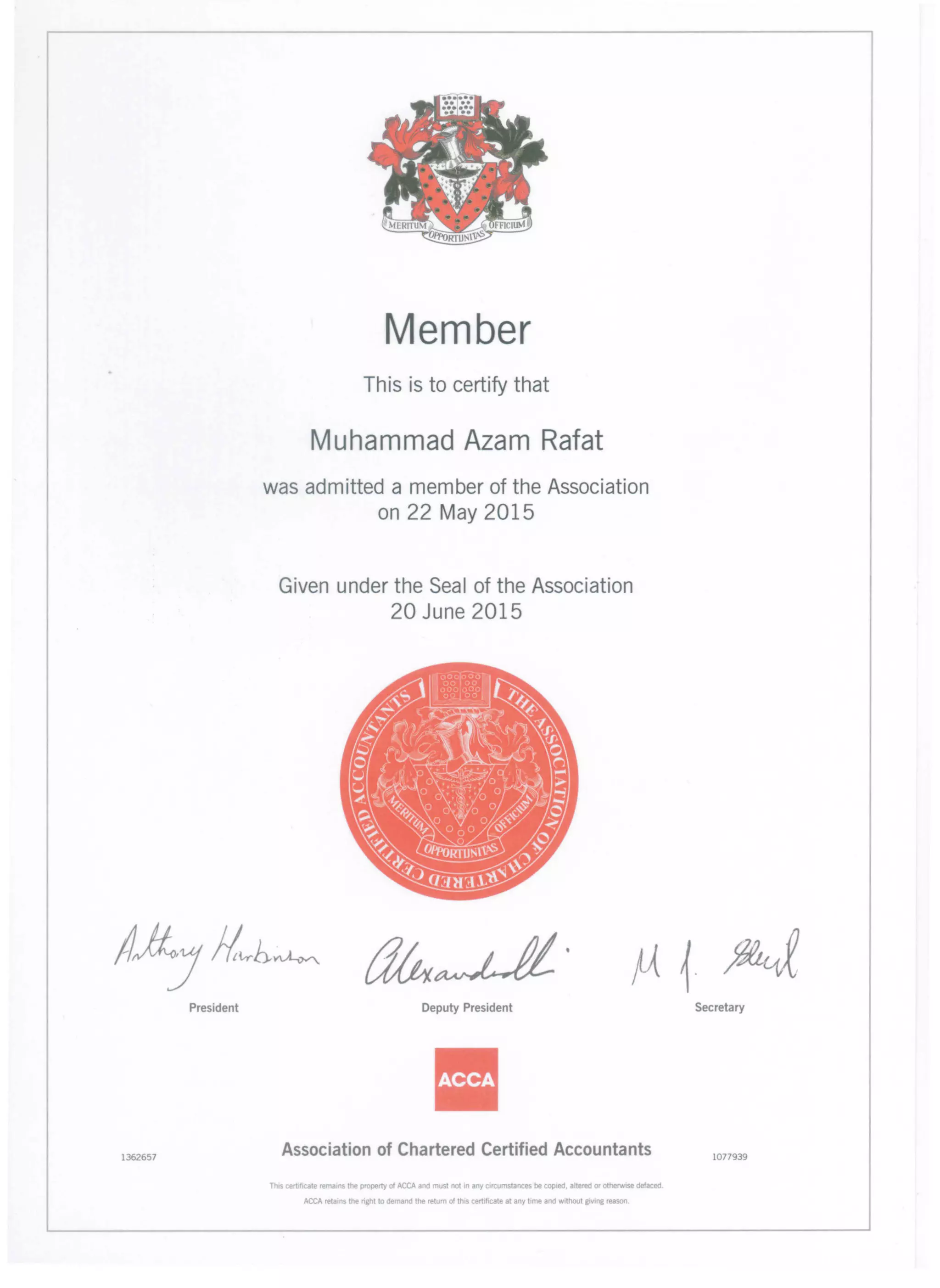 ACCA member (1) | PDF