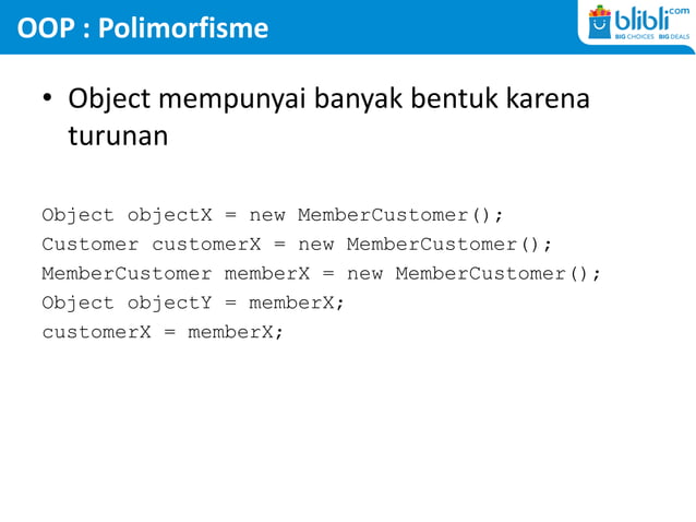java-fundamental-dan-java-web-blibli-dot-com-ilmu-komputer-IPB | PPT