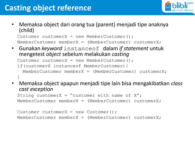 java-fundamental-dan-java-web-blibli-dot-com-ilmu-komputer-IPB | PPT