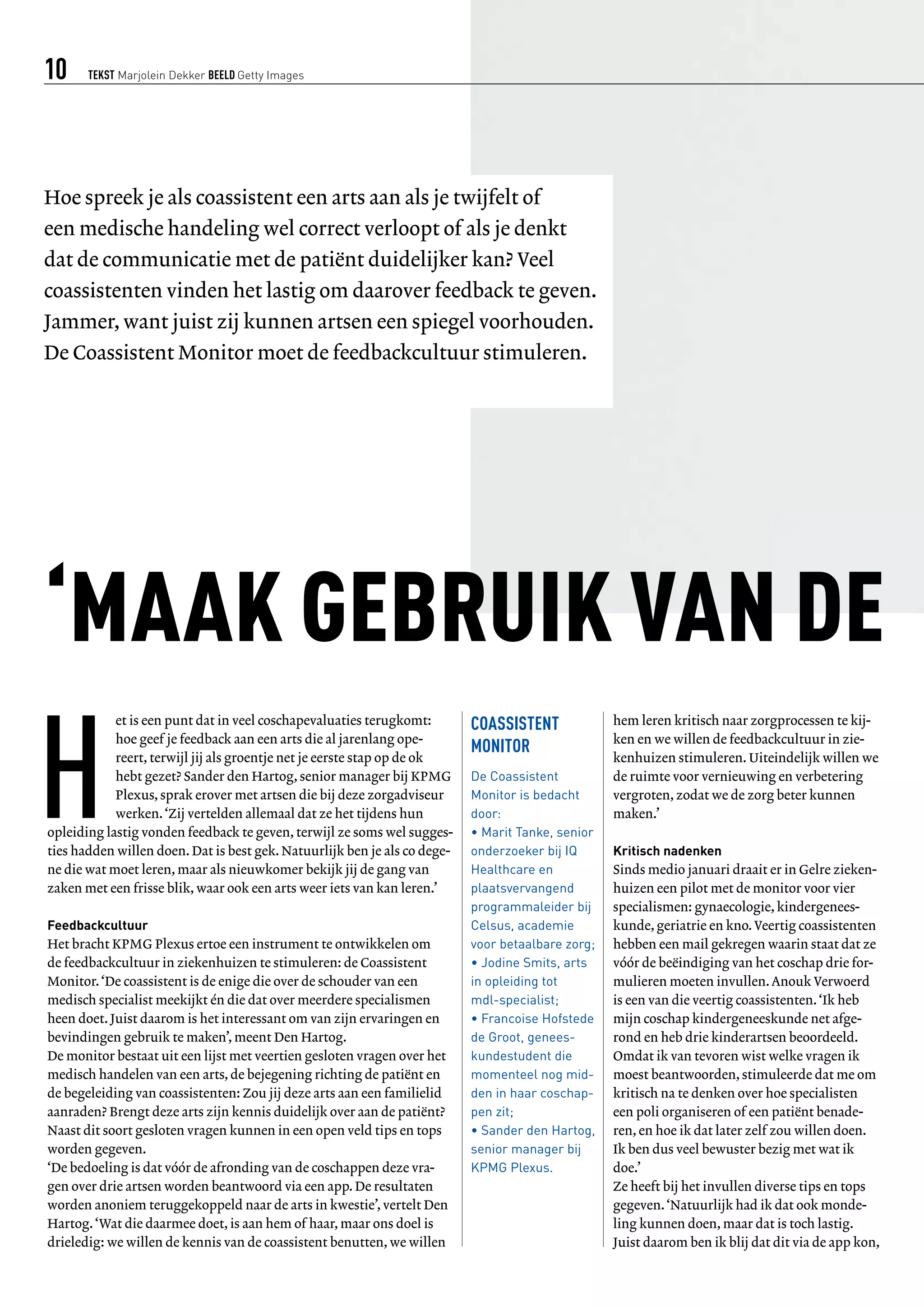 2016 Arts in Spe coassistentmonitor | PDF
