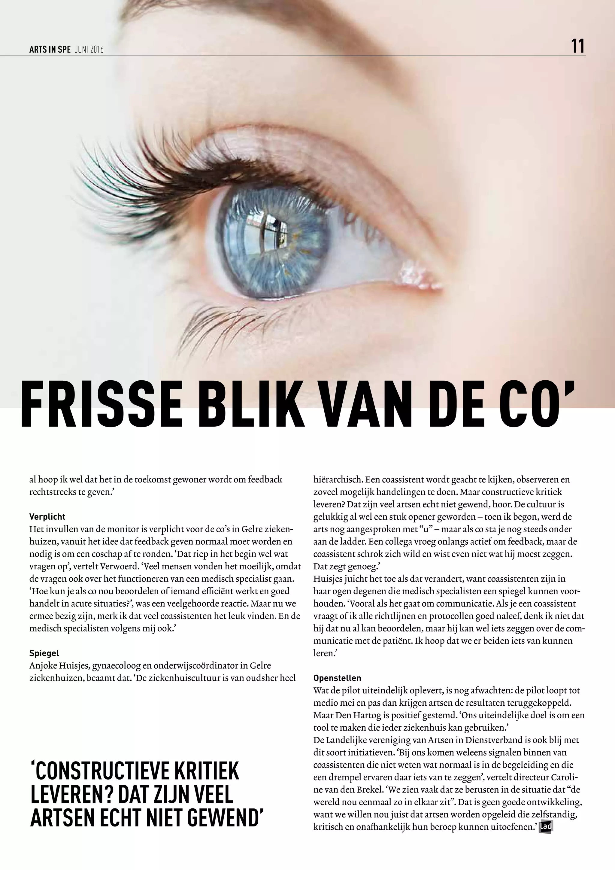 2016 Arts in Spe coassistentmonitor | PDF