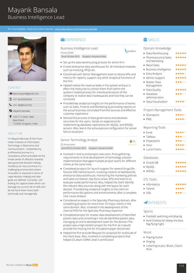 Resume-mayank-bansala (1) | PDF | Databases | Computer Software and Applications