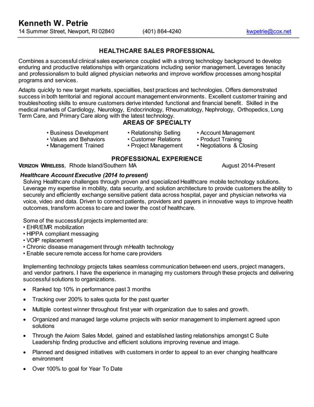 Kenneth Petrie Resume 2015 | PDF