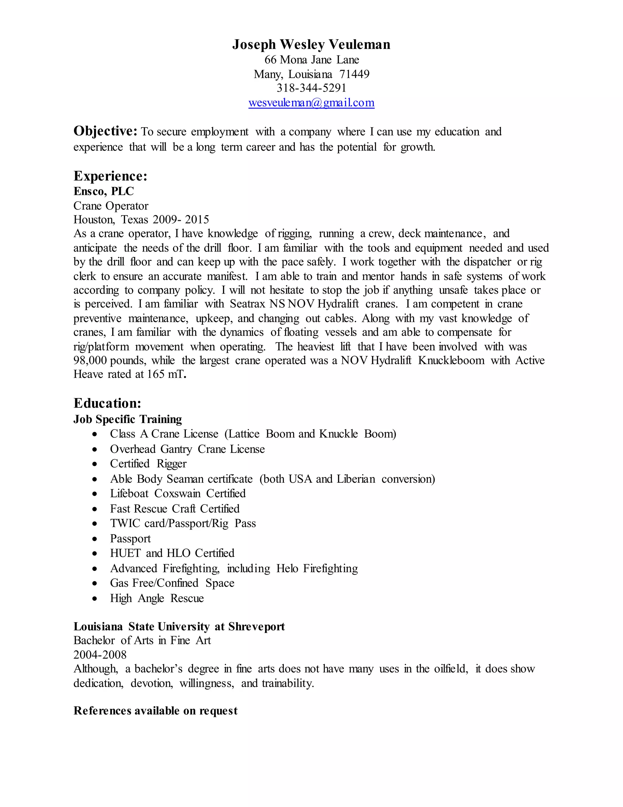 Joseph Wesley Veuleman | DOCX