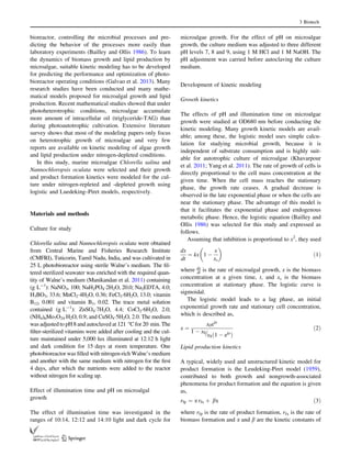 kinetics microalgae-3BT | PDF