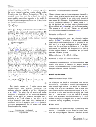 kinetics microalgae-3BT | PDF