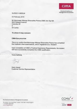 Confirmation letter from UK | PDF