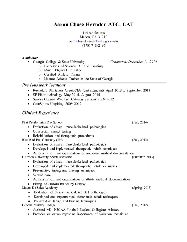 aaron chase herndon resume | DOCX