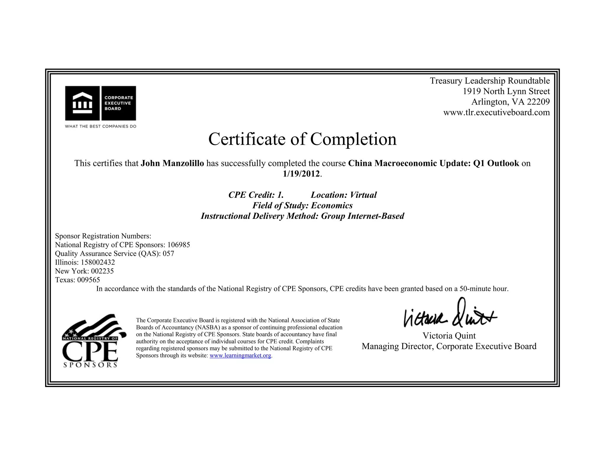 CPE Certificate China Macro Economics | PDF