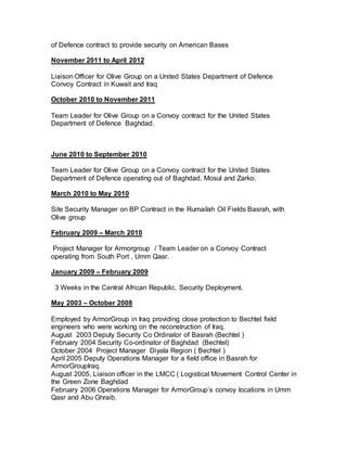 Shane CV 2015 | DOCX