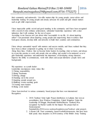 Rowland Profile | PDF