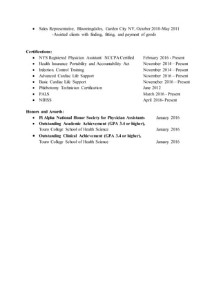 Markee Harris CV | PDF