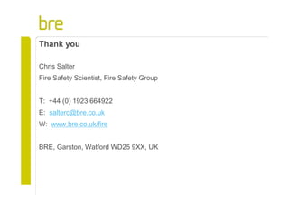 Open-plan-flats-and-fire-safety_Dr-Chris-Salter | PPT