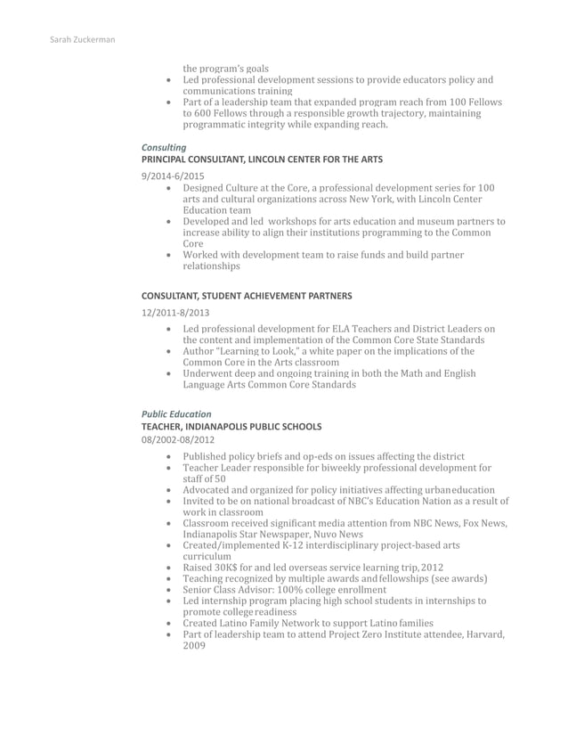 Sarah. Zuckerman.Resume.April.2016