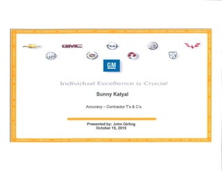 GM - Sunny Katyal Certificate | PDF