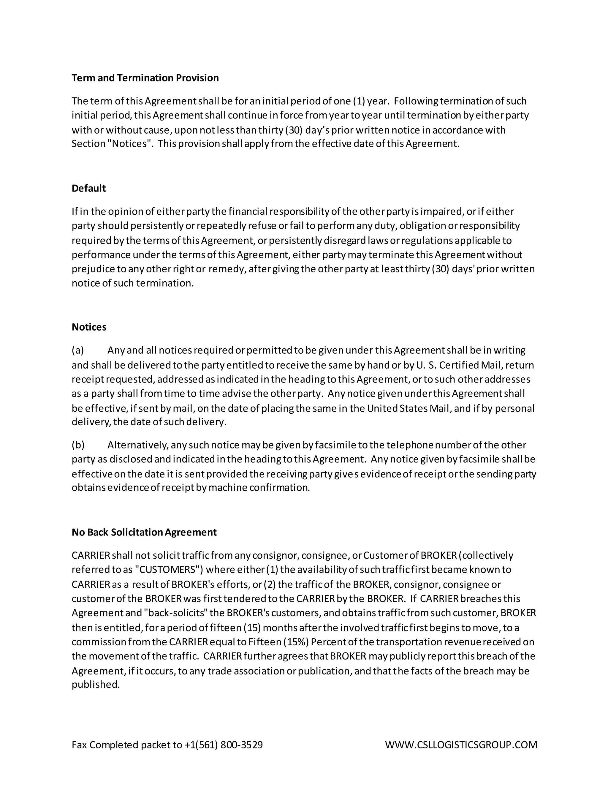 Carrier Full Packet | PDF